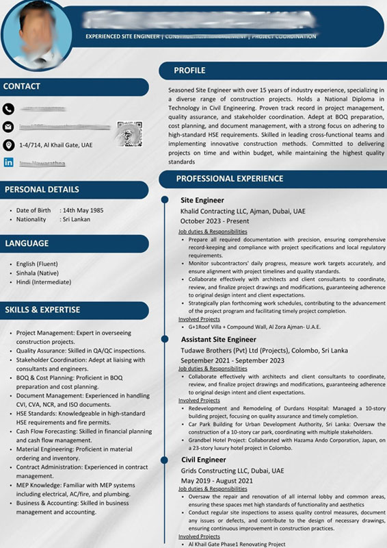 Professional CV & Resume Writers in Sri Lanka | ProCV Creators